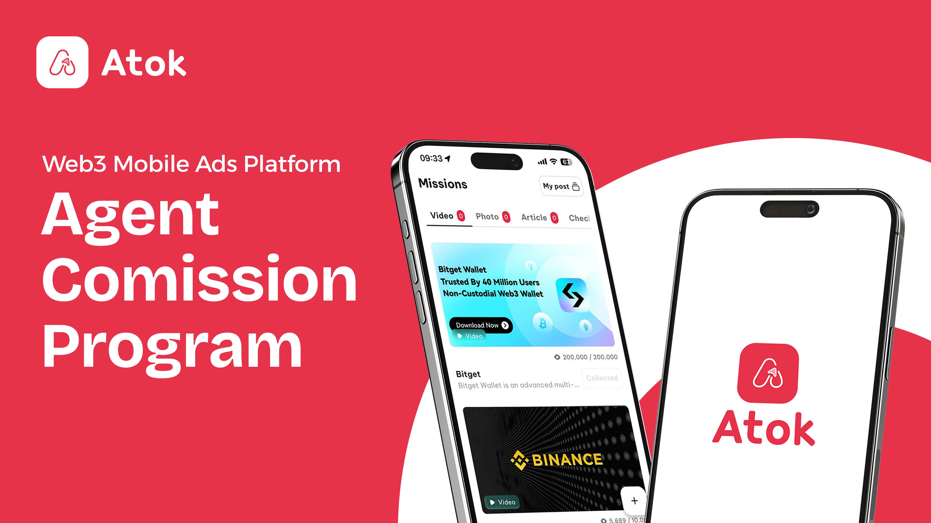 Atok Agent Commission: Turn Web3 Connections into Earnings | Atok